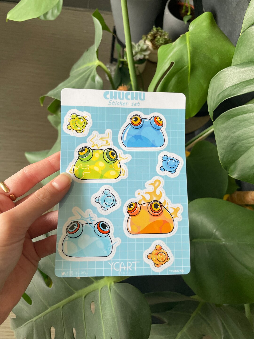 Chuchu Monsters Stickers Sheet - Etsy