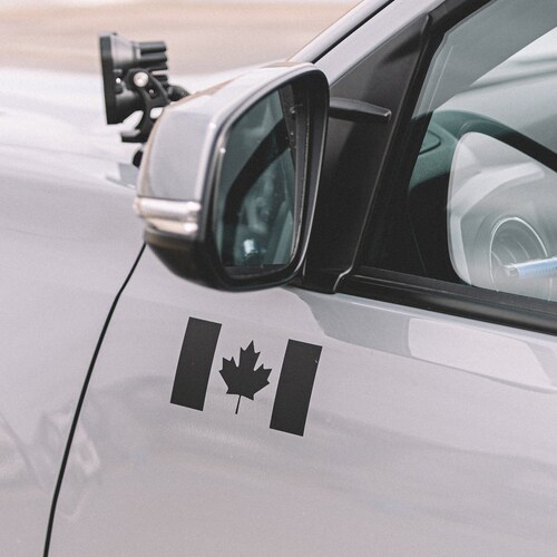 2 Pack Canada Flag Decal Door Sticker Canada Tacoma - Etsy