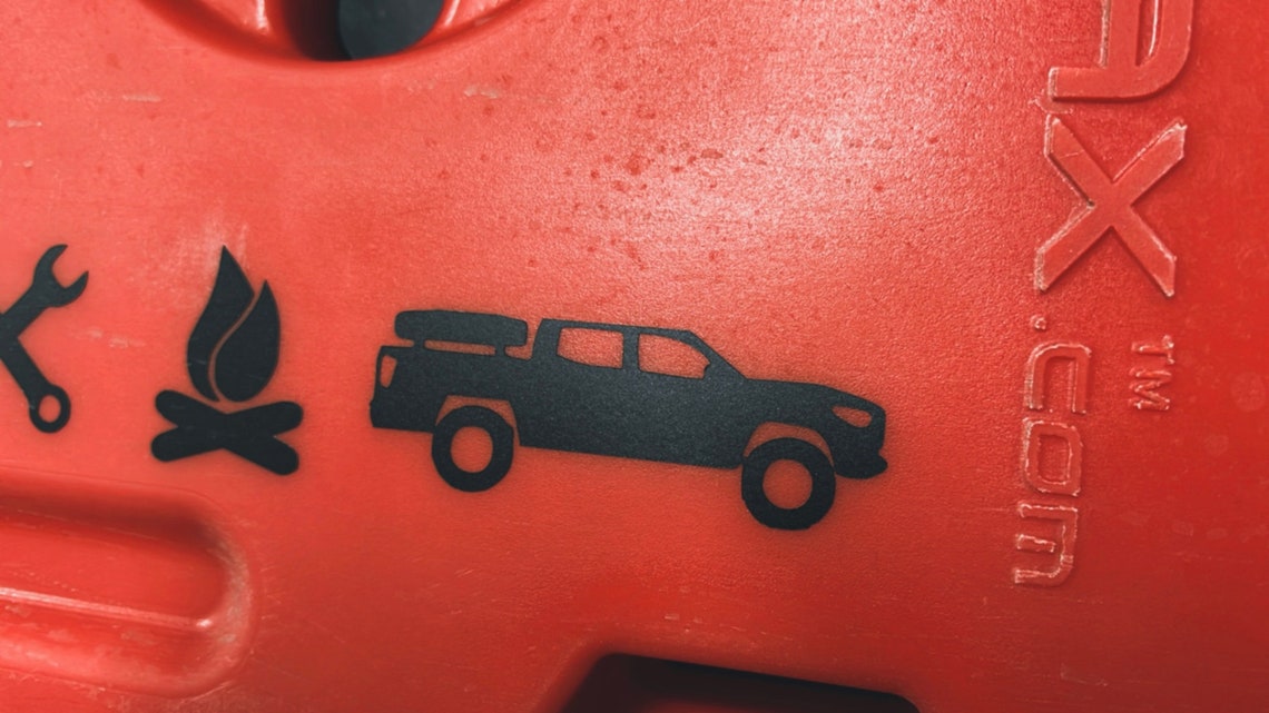 Tacoma Overland Essentials Vinyl Decal for Tacoma/ 4runner/ - Etsy