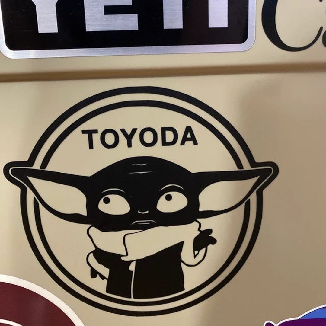 Toyoda Baby Yoda Sticker, Tacoma, 4runner, FJ, GX, Etc. - Etsy