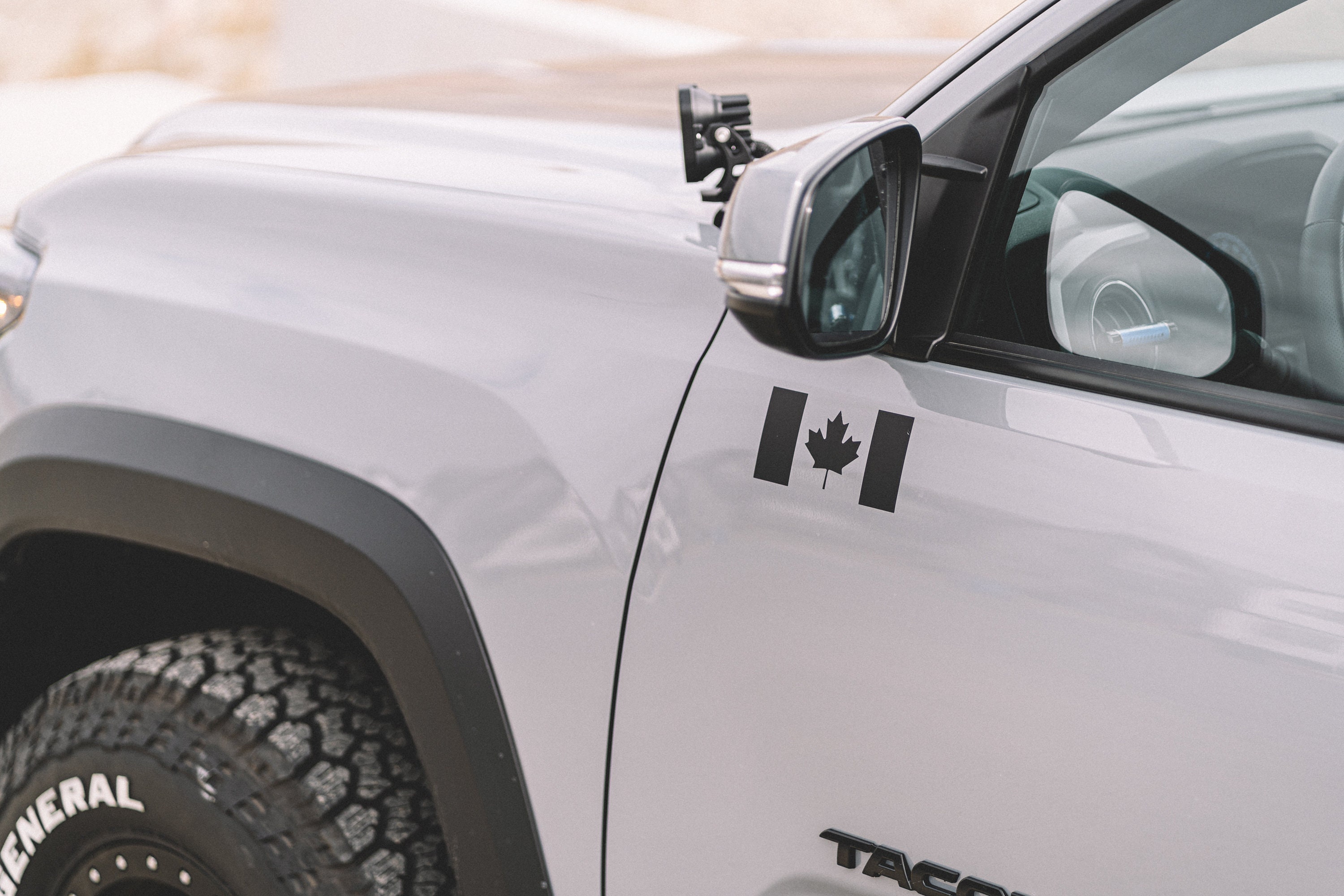 2 Pack Canada Flag Decal Door Sticker Canada Tacoma - Etsy Canada