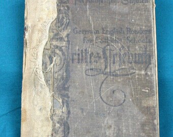 Antique German Book - Etsy