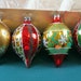 Vintage Glass Commodore Christmas Ornaments 8 Pieces Mismatched Romania ...