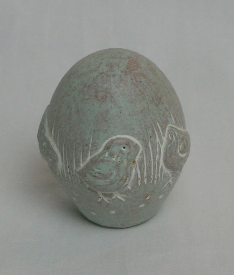 Isabel Bloom Egg Sculpture Chicks Figurines 1986 - Etsy