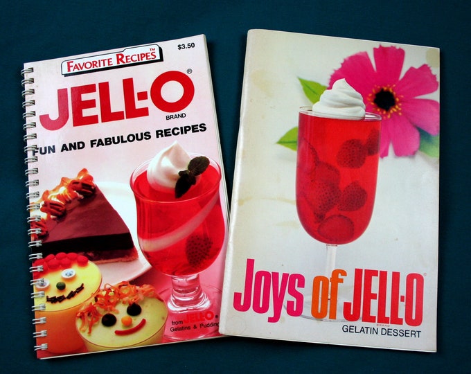 Vintage Jello Cookbooks Pair Joys of Jell-o Favorite Recipes - Etsy