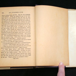 Aviators Luck Frank Cobb 1927 Aviator Series Antique Book Dust Jacket ...