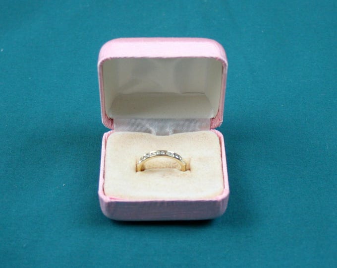 Ring Presentation Box Vintage Pink Engagement Wedding - Etsy