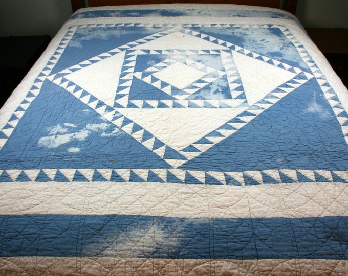 Patchwork Quilt Vintage Cutter Project Piece Hand Quilted - Etsy