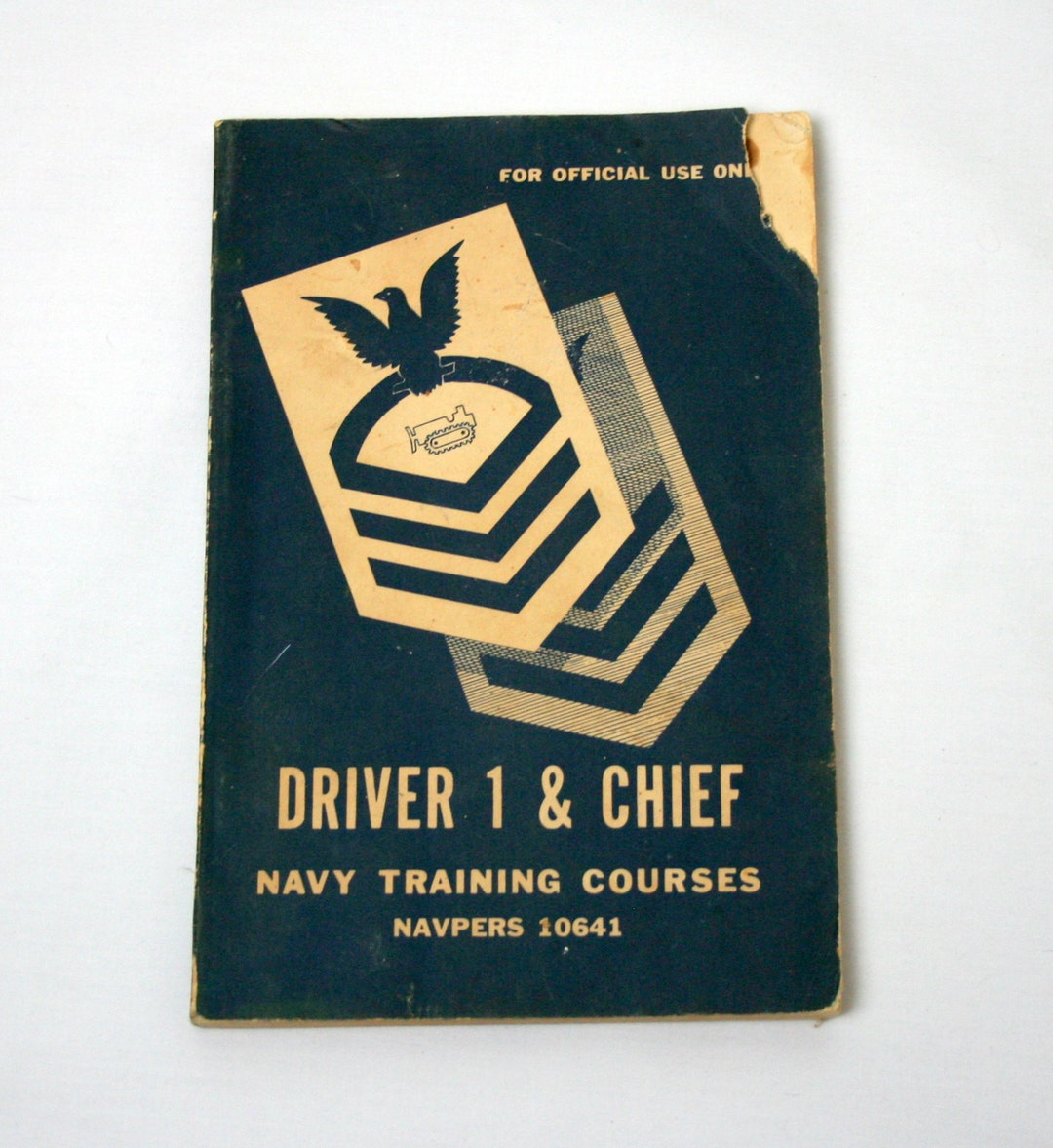 Navy Training Book WWII Driver 1 Chief 1949 United States Government - Etsy