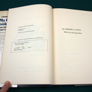 My Own Cook Book Vintage Cookbook Gladys Taber First Edition - Etsy