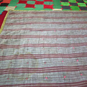 Vintage Patchwork Quilt Comforter Hand Tied Tacked Homemade - Etsy