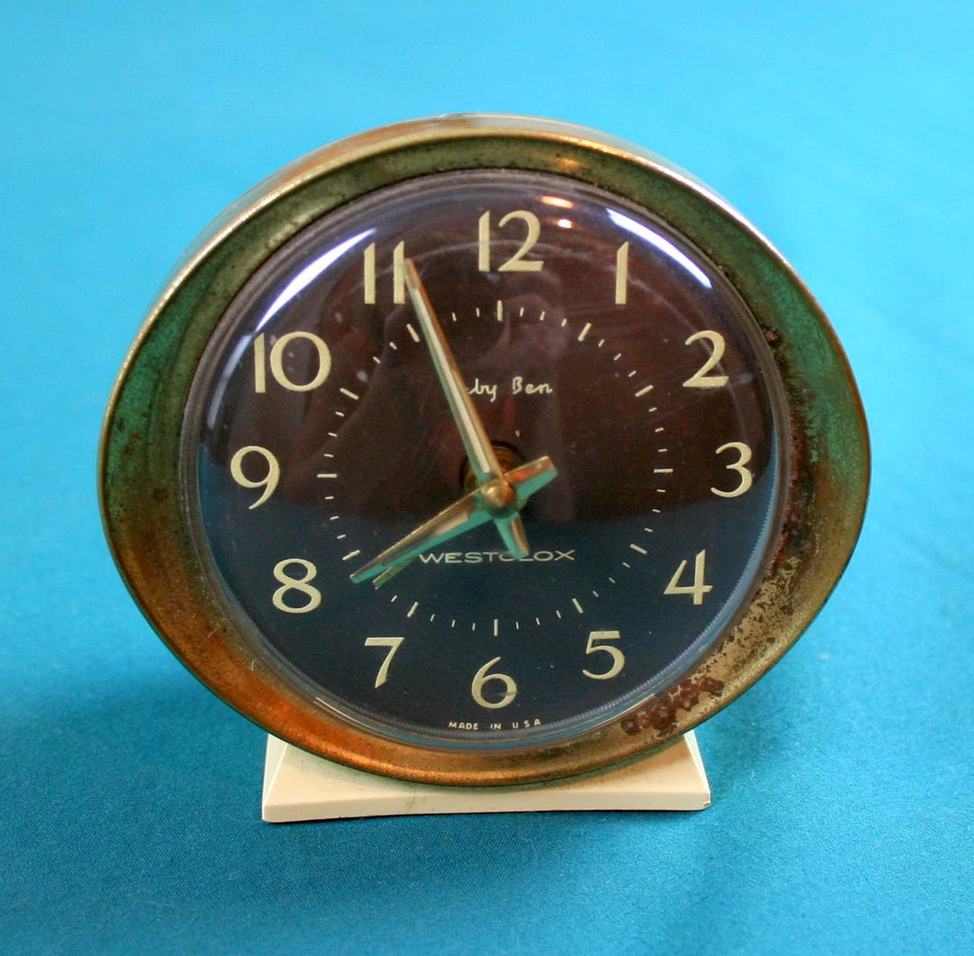 Westclox Baby Ben Alarm Clock Wind up Glow in Dark - Etsy