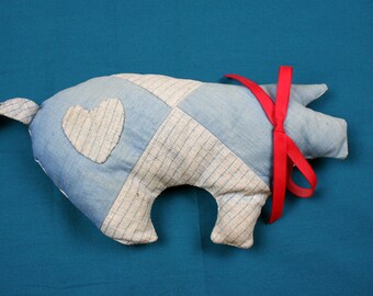 Patchwork Pig | Etsy