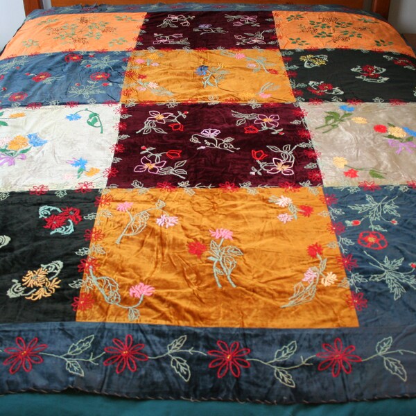 Velvet Quilt - Etsy