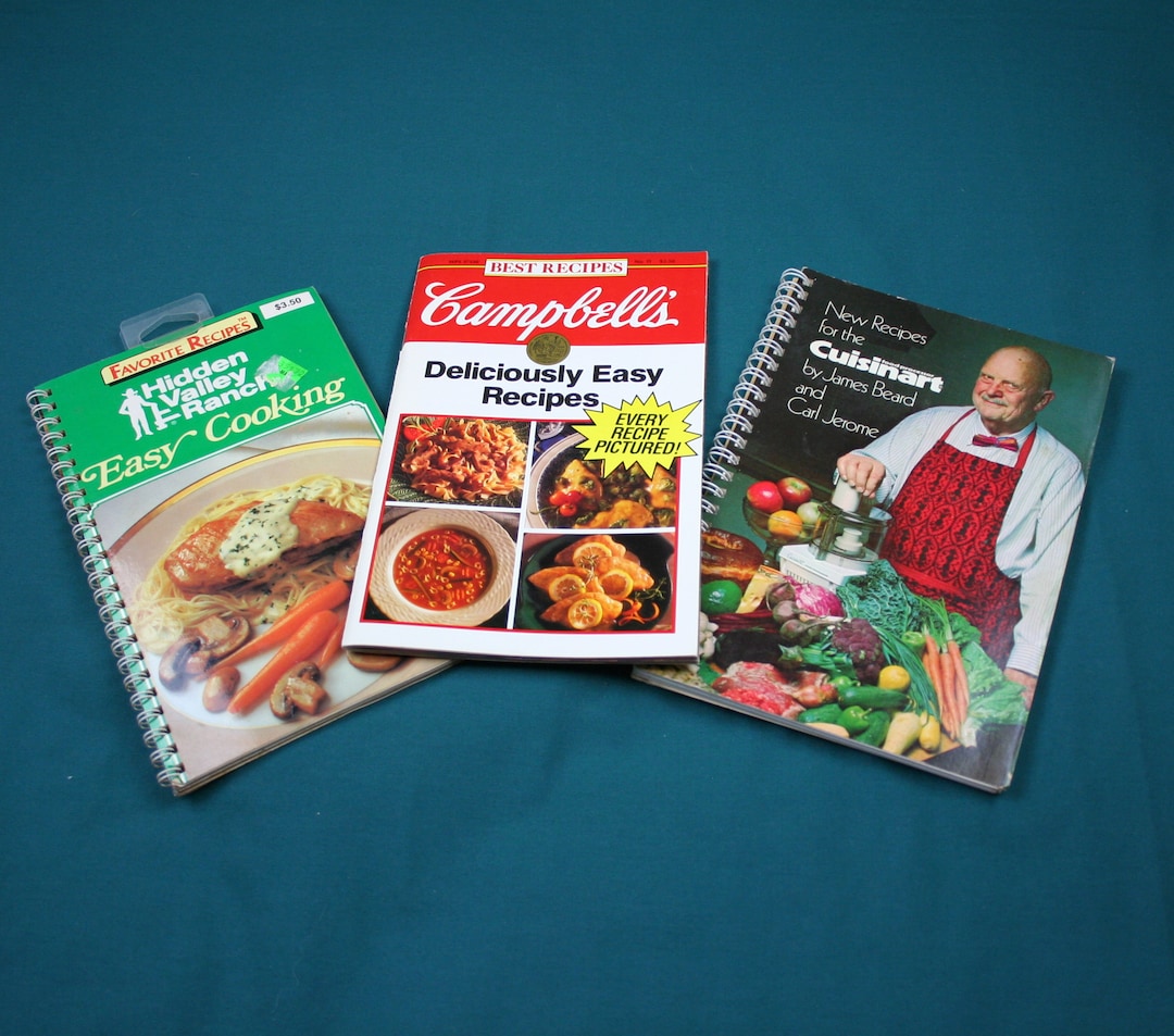 Retro Softcover Cookbooks Recipe Booklets James Beard Campbell's Hidden ...