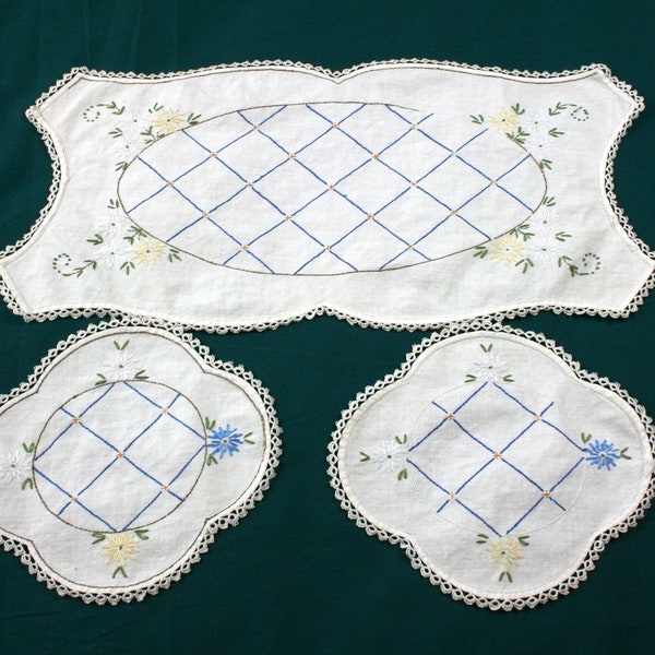 Antimacassar Set - Etsy