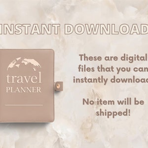 Digital Travel Planner Goodnotes, Realistic iPad Travel Planner ...