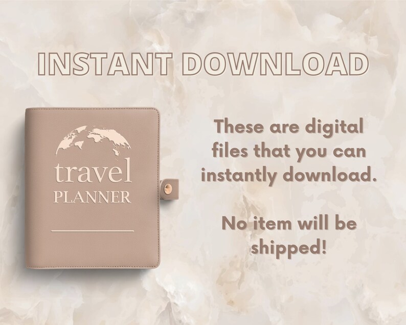 Digital Travel Planner Goodnotes, Realistic iPad Travel Planner ...