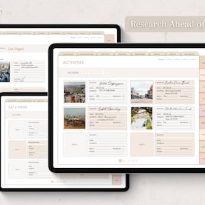 Digital Travel Planner for Ipad, Travel Journal Itinerary for Goodnotes ...