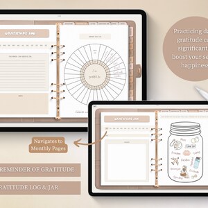 Digital Gratitude Journal, Daily Mindfulness Journal, iPad Gratitude ...
