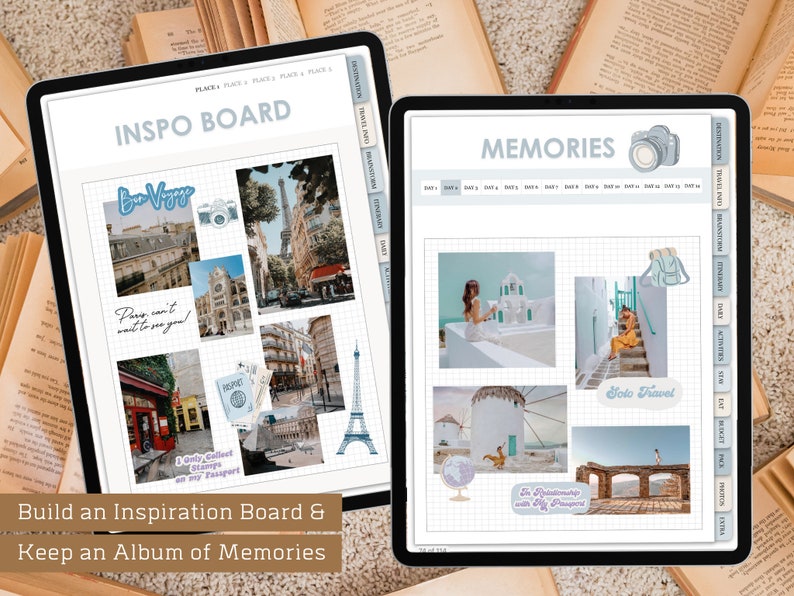 Digital Travel Planner Ipad Travel Journal Traveler Gift Vacation