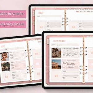 Digital Travel Planner Goodnotes, Realistic iPad Travel Planner ...