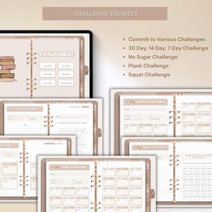 Digital Fitness Planner for iPad Goodnotes | Digital Weight Loss ...