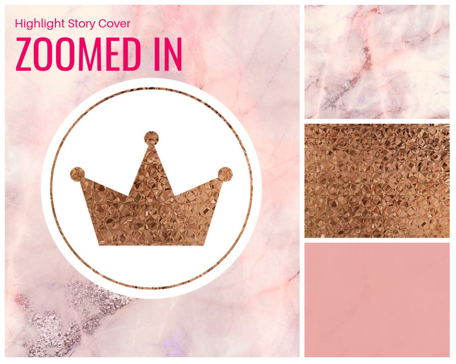 101 Pink Marble Instagram Highlight Covers, Instagram Story Highlights ...