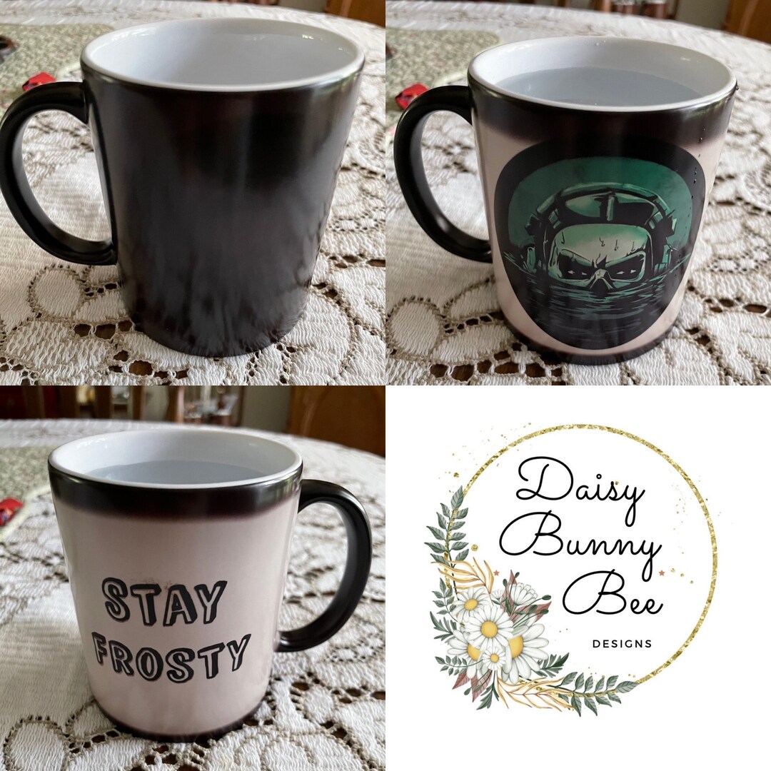 Ghost Stay Frosty Fanart Color Changing Mug for Charity COD MW2 - Etsy