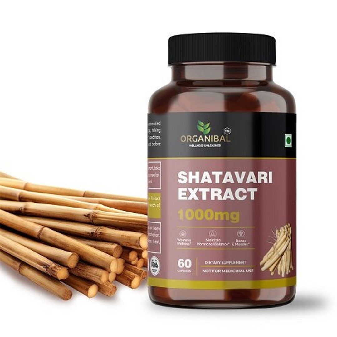Himalayan Natural Shatavari Capsules for Women Hormonal Balance ...
