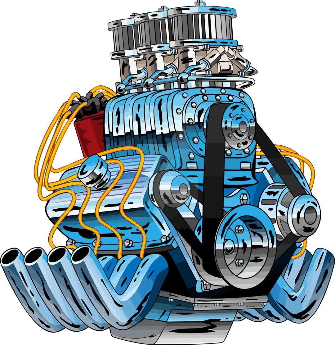 Iron-on Engine Block - Etsy