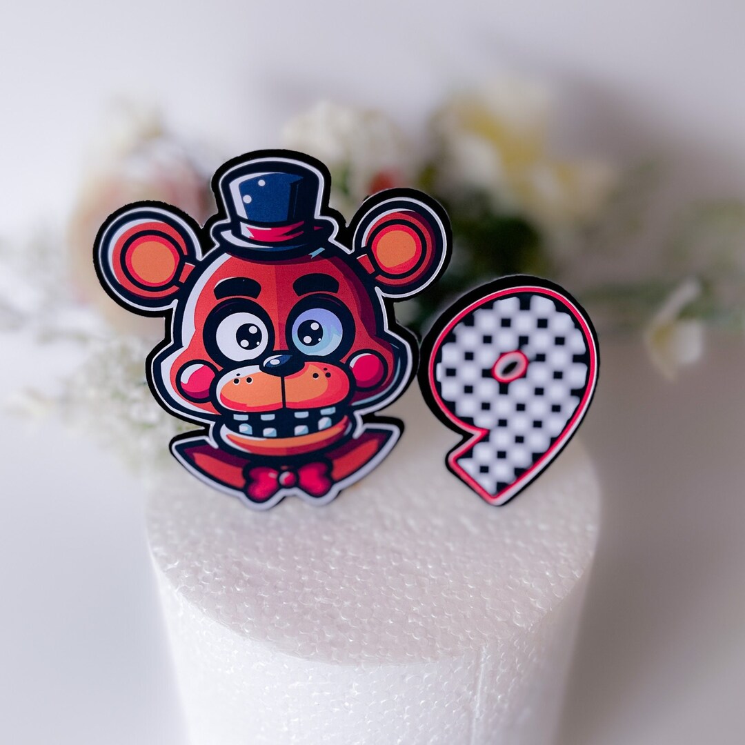 Personalised Freddie Gamer Cake Topper - Etsy