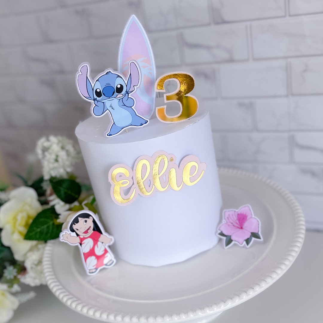 Lilo & Stitch Cake Topper Set - Etsy