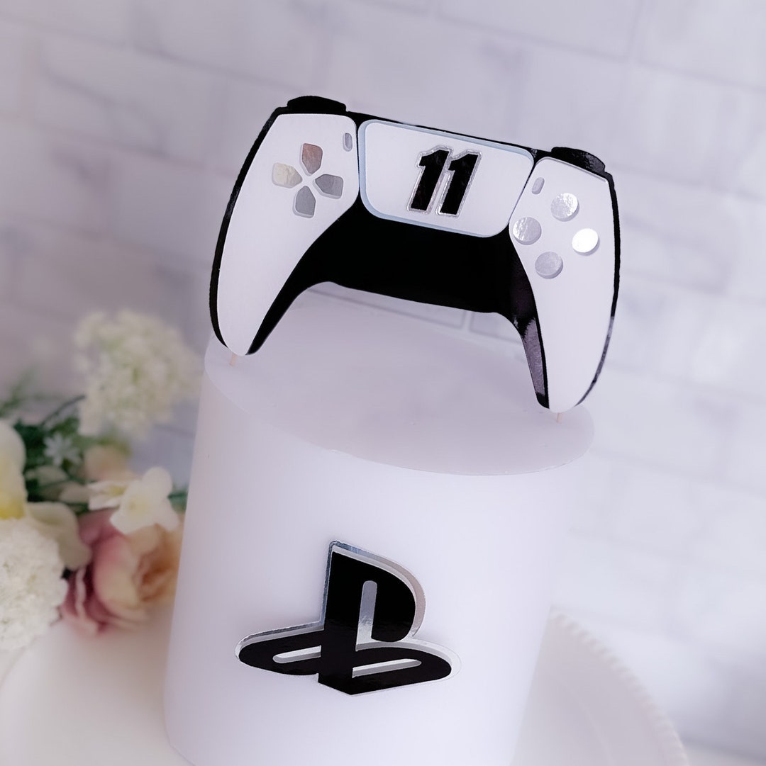 PS5 Playstation Controller Cake Topper Set Personalised to Order - Etsy