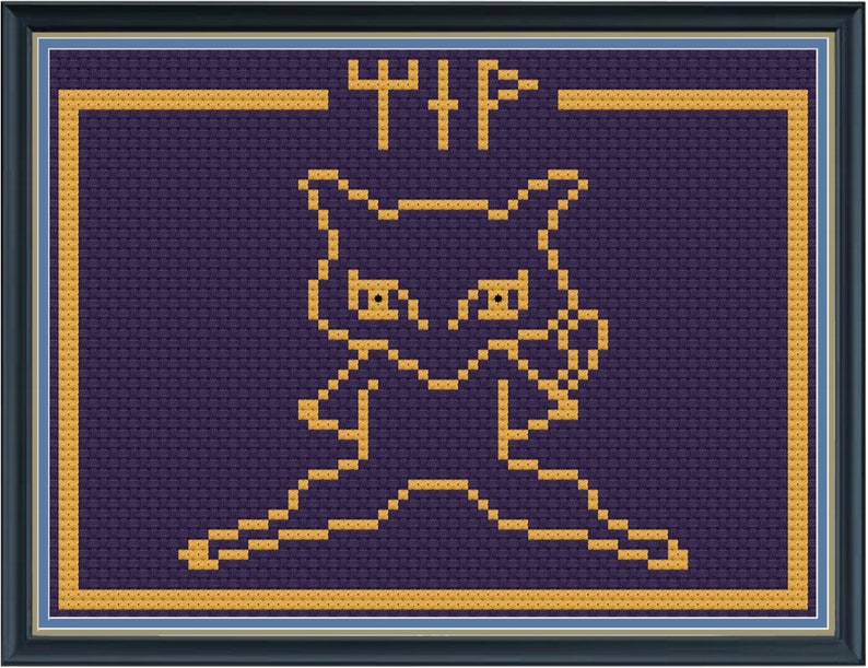 Pokémon Ancient Mew Card Cross Stitch Pattern Instant Download - Etsy