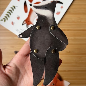 Woodland Animal Paper Dolls Kit - Set of 4 - Etsy