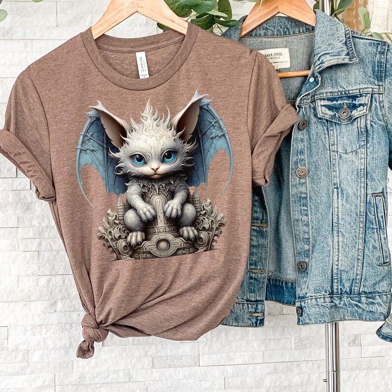 Adorable Cute Gargoyle PNG, Sublimation Digital Art for Whimsical ...