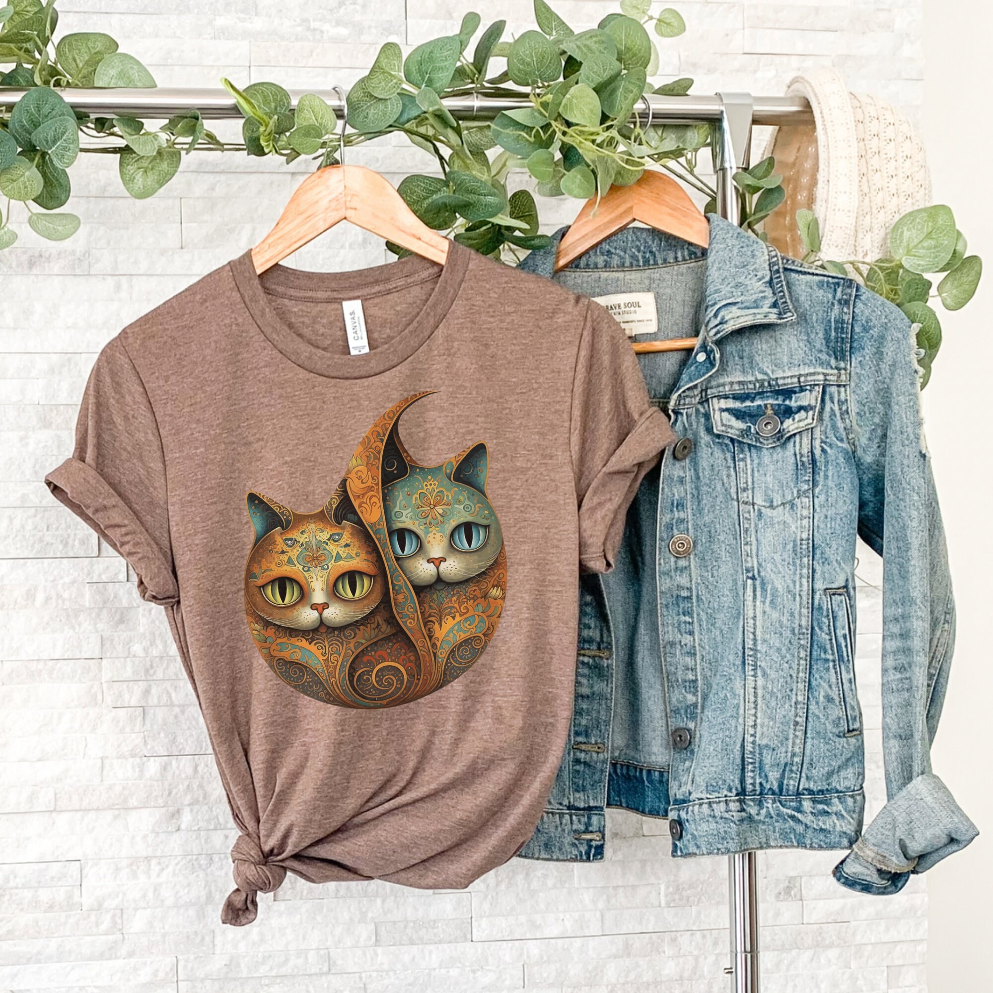 Beautiful Intricate Cats Magical Cats PNG File 300 DPI and - Etsy