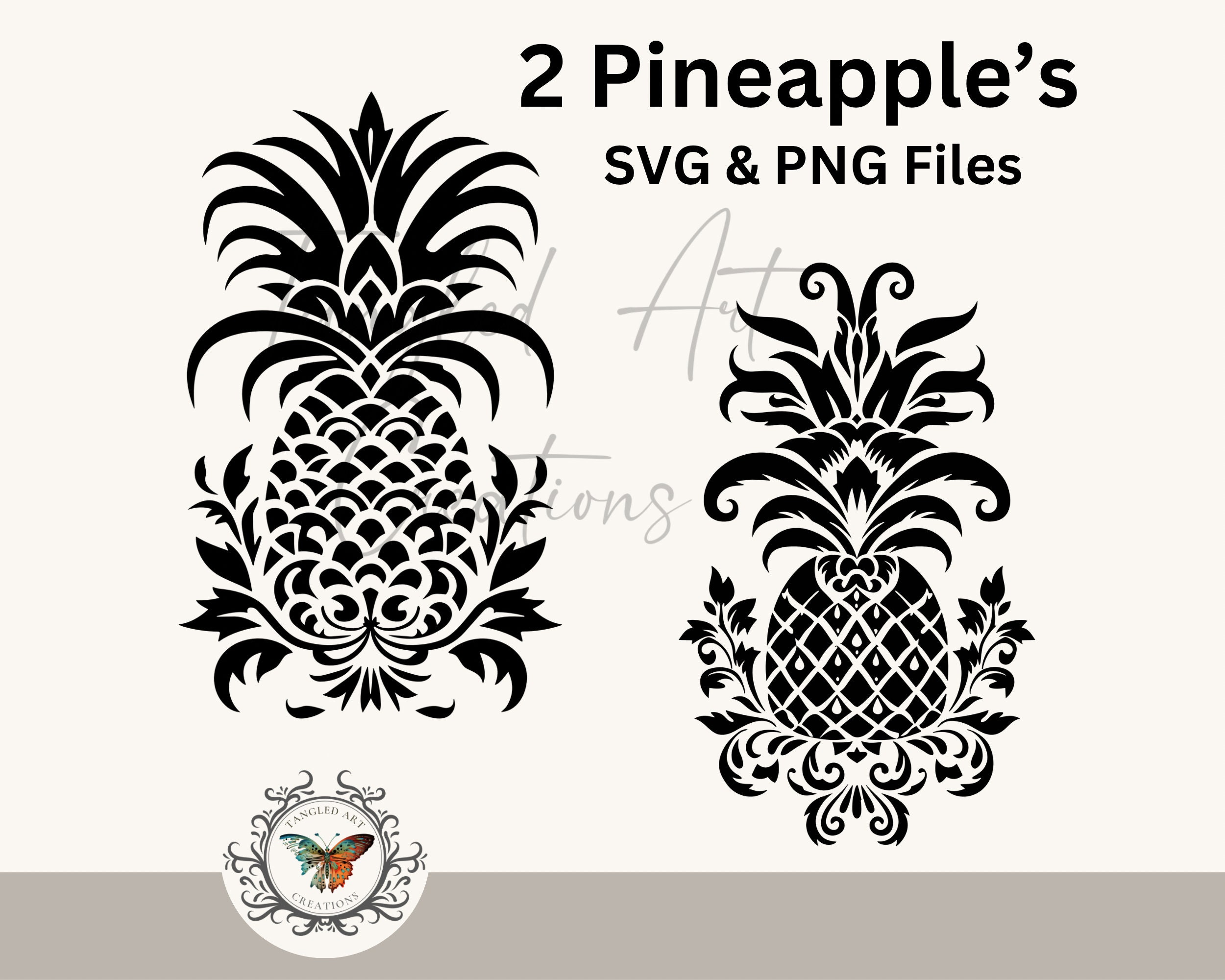 Pineapple Svg Bundle Pineapple Shirt Svg Pineapple Monograms Split