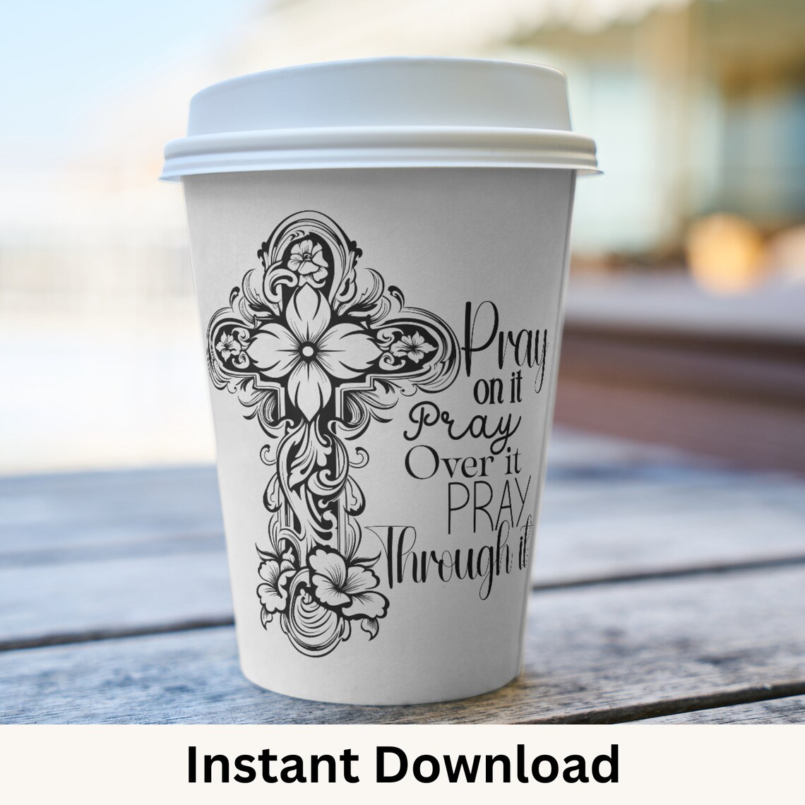 Pray on It Pray Over It Pray Through It SVG and PNG, Bible Verse Png ...