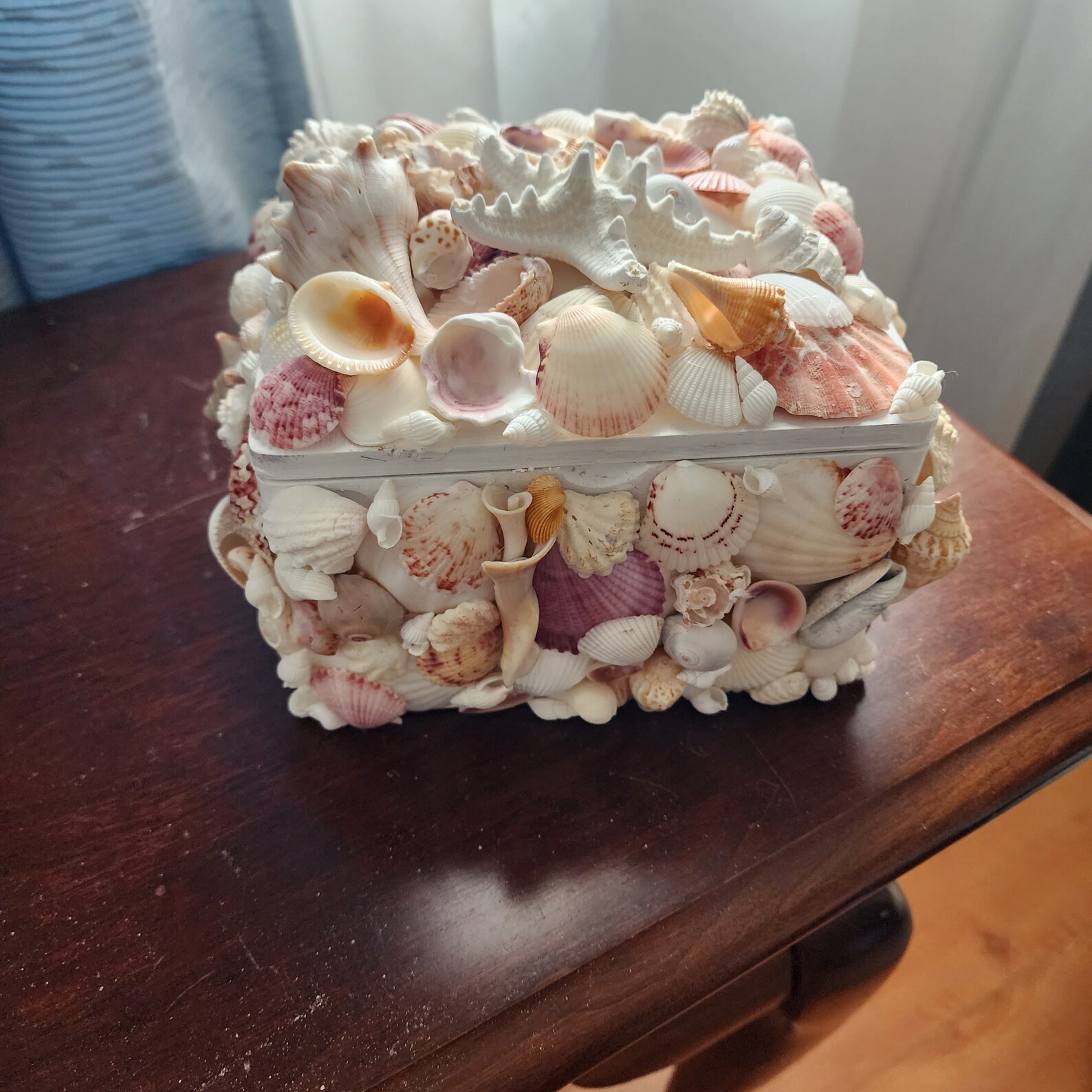 Shell Box,shell Art,beach Decor, Shell Decor, Shell Jewelry Box - Etsy