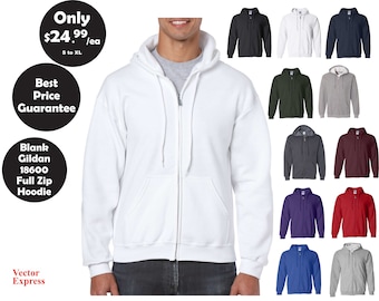 Blank Zip up Hoodie - Etsy