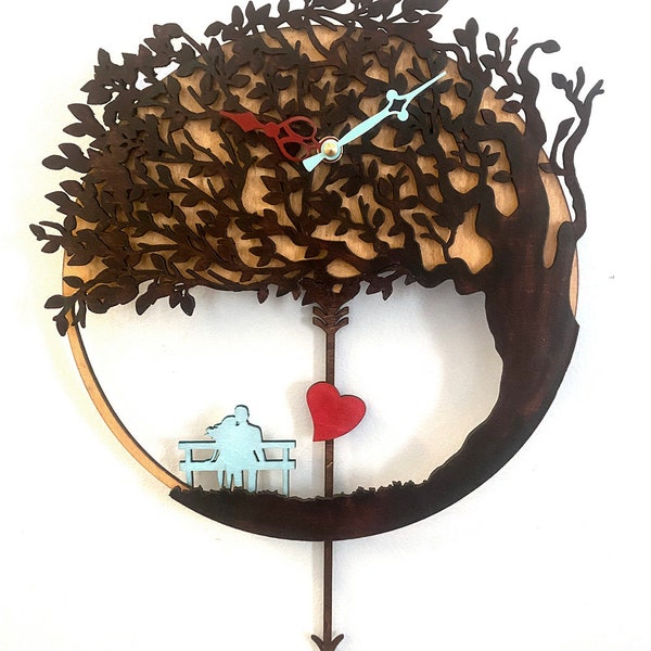 Tree Clock - Etsy