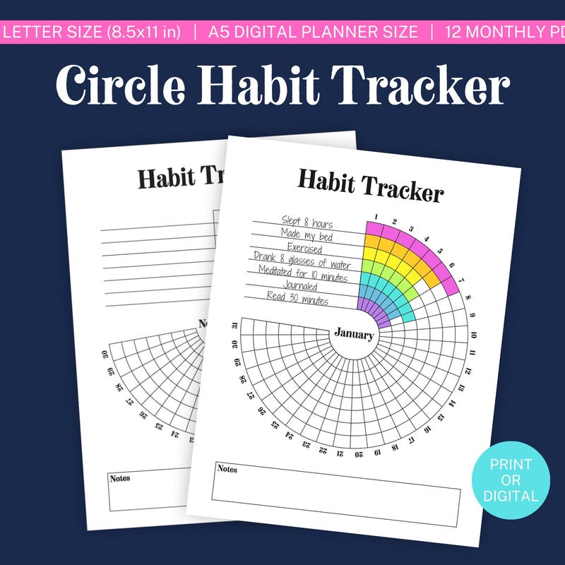 Circle Tracker - Etsy