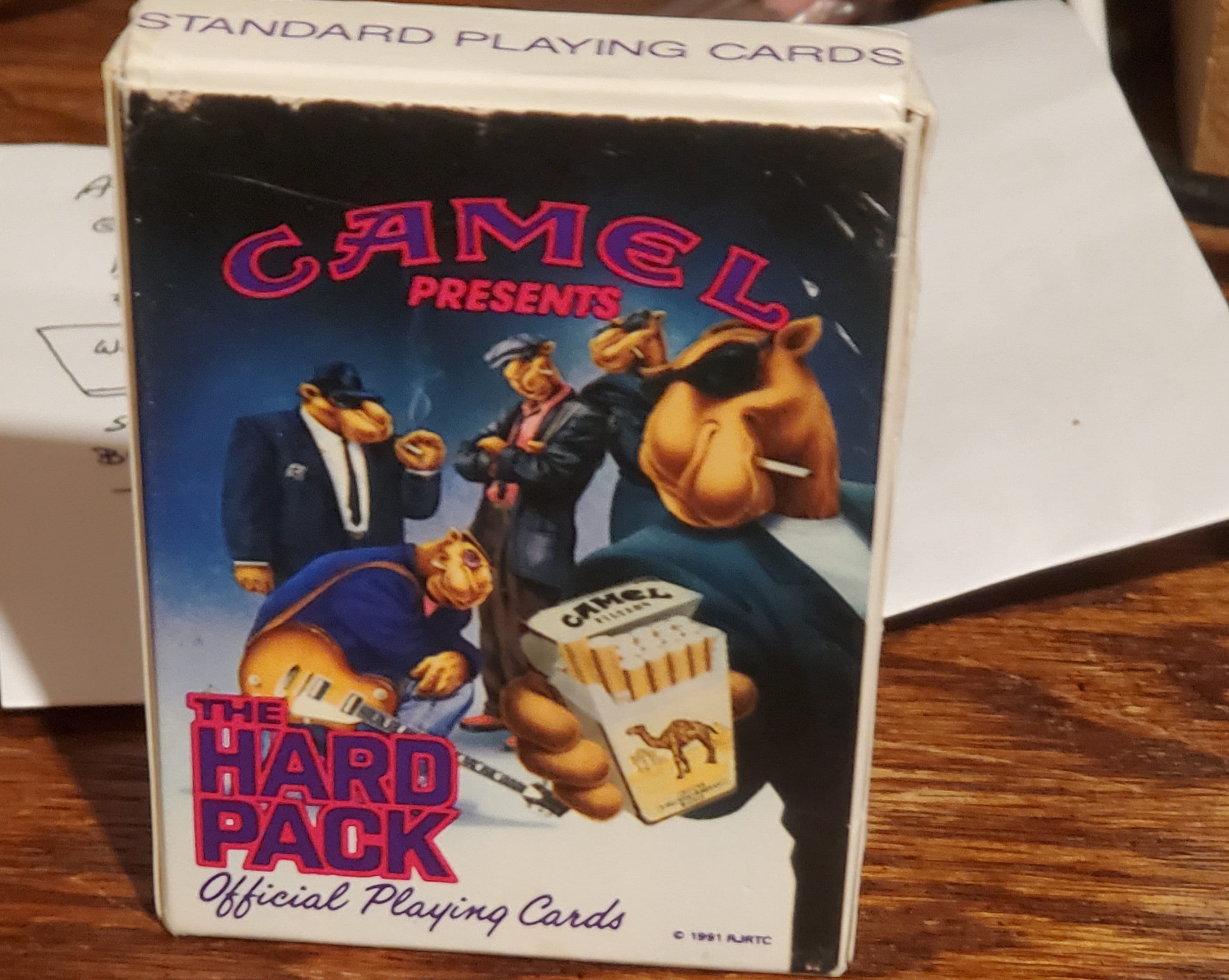 Camel Hard Pack Playing Cards Poker Size Deck - Etsy