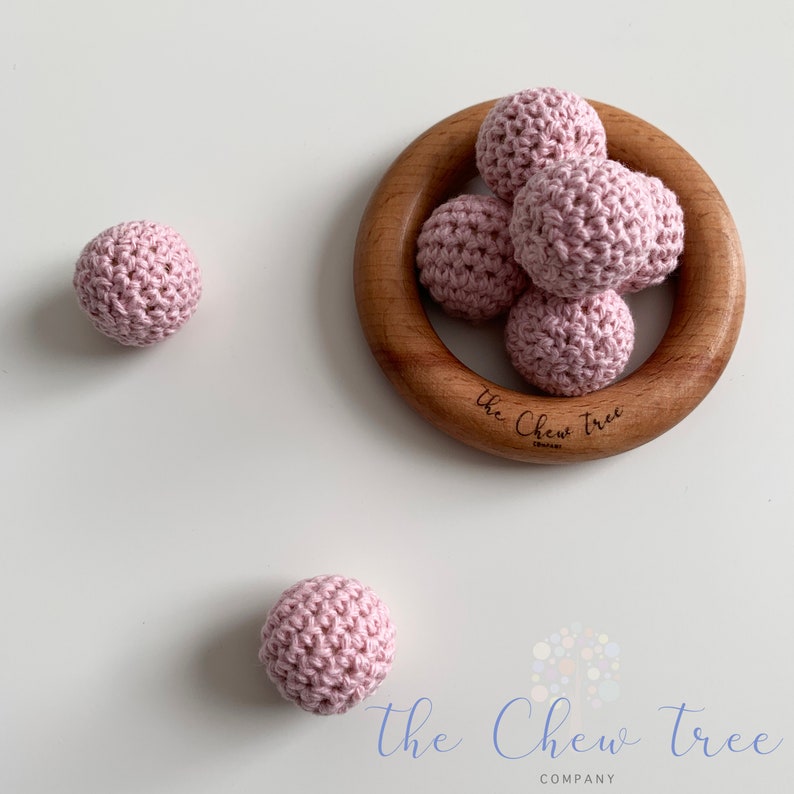 20mm CROCHET High Quality Wooden Crochet Beads Macrame Cotton | Etsy