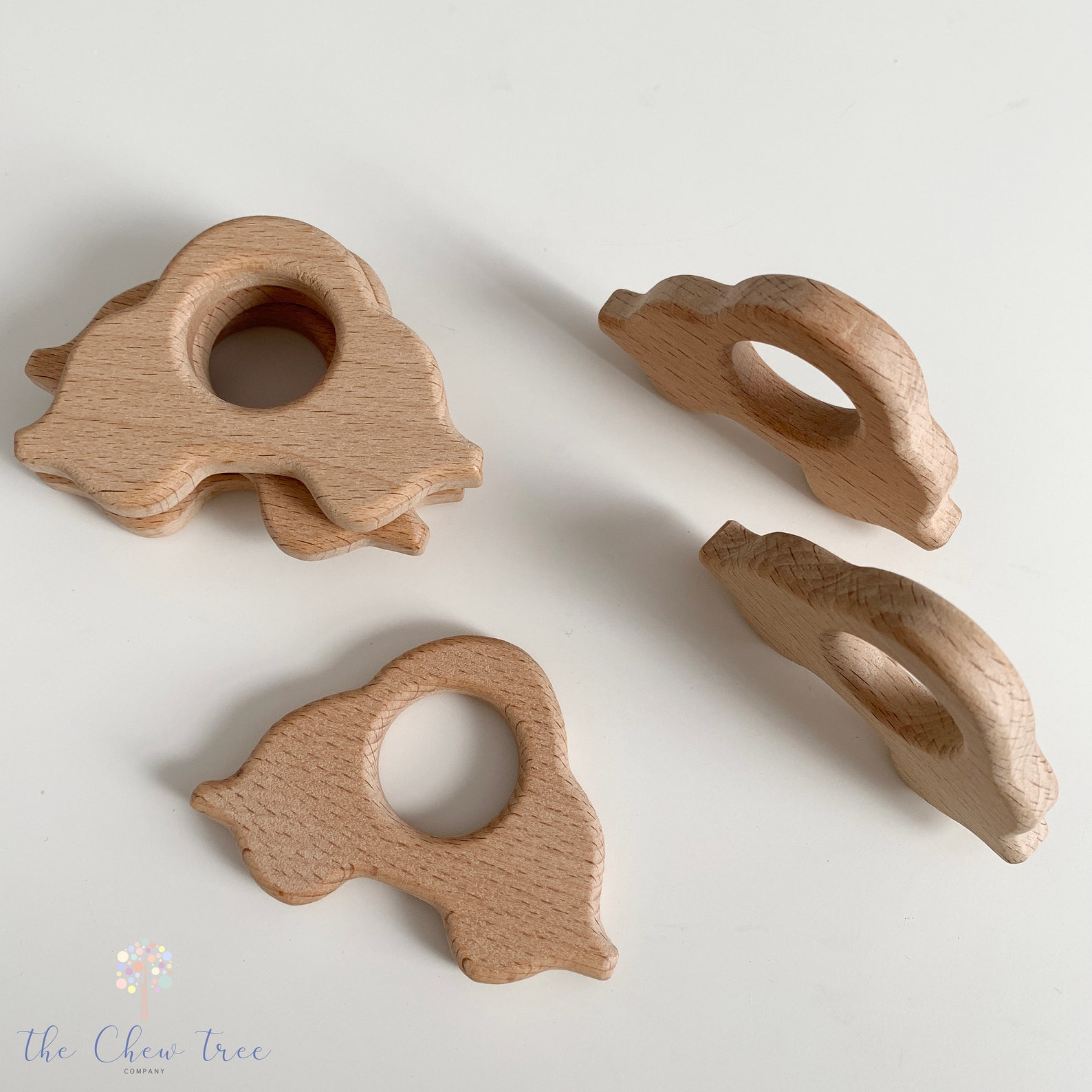 Wooden Shapes Teethers Cloud Teether Natural Teething for - Etsy