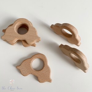 Wooden Shapes Teethers Cloud Teether Natural Teething for - Etsy