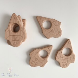 Wooden Shapes Teethers Cloud Teether Natural Teething for - Etsy