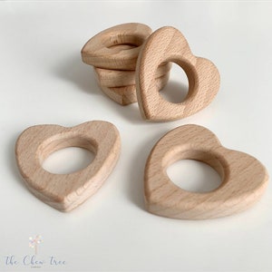 Wooden Shapes Teethers Cloud Teether Natural Teething for - Etsy